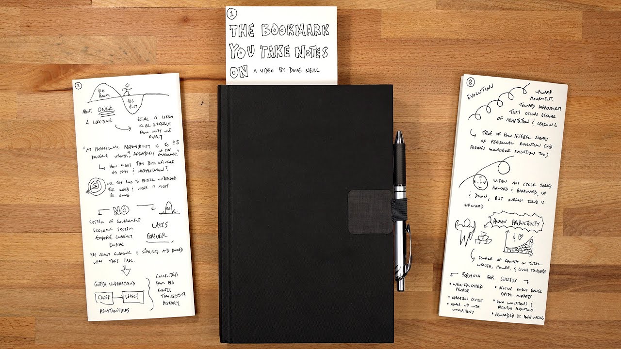 The Bookmark You Take Notes On - Verbal to Visual