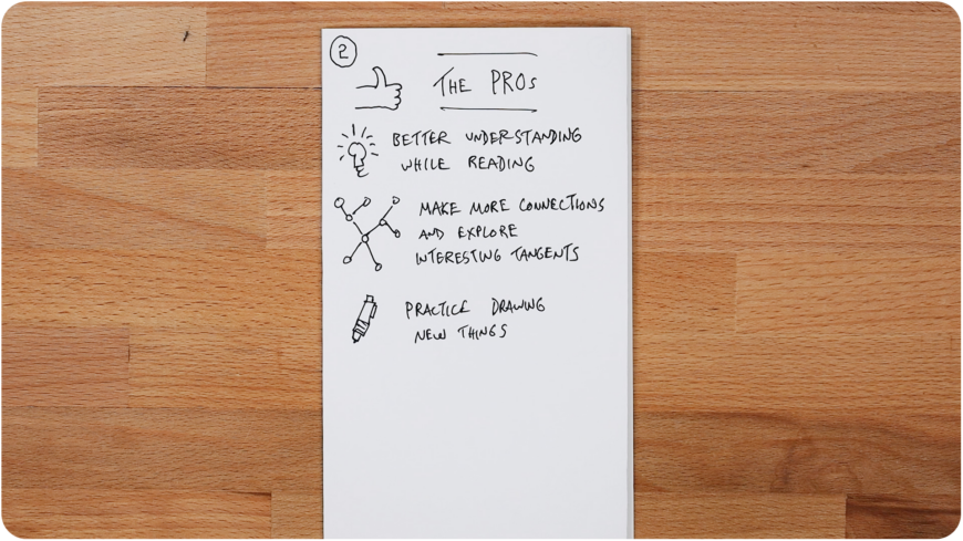 The Bookmark You Take Notes On - Verbal to Visual