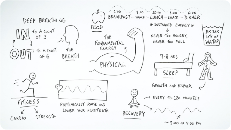 Manage Your Energy, Not Your Time: A Visual Summary of The Power of ...