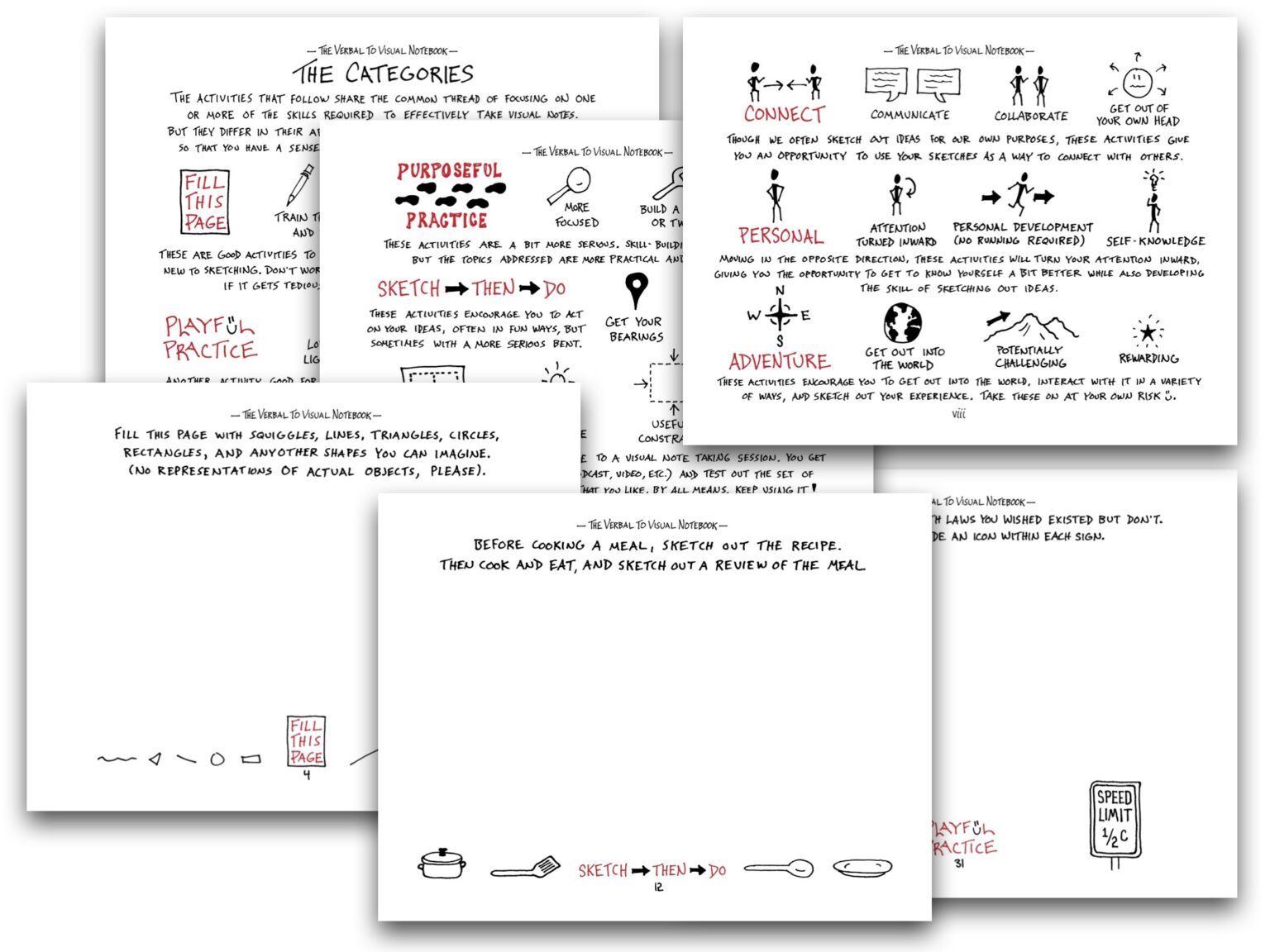 The Verbal to Visual Notebook - Verbal to Visual